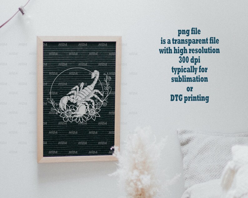 Scorpion Circle Frame SVG Scorpion With Flower Svg Scorpion - Etsy