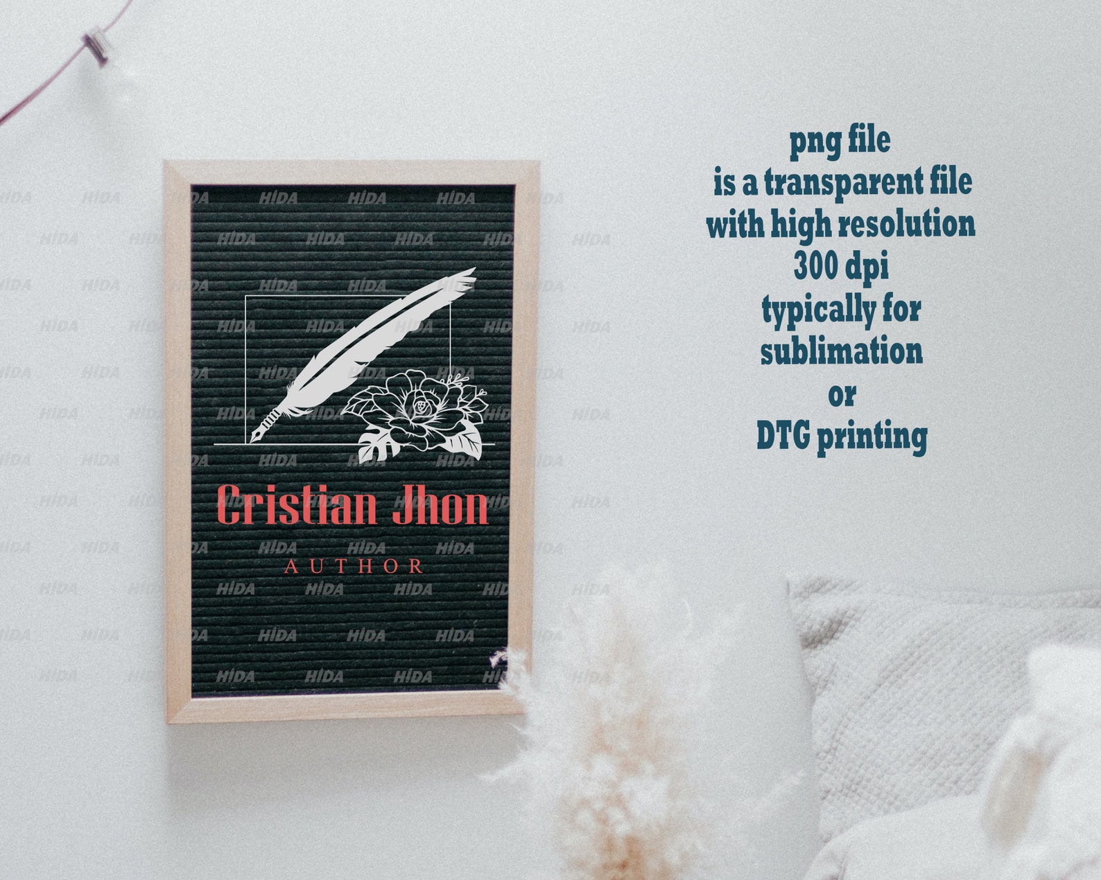 Feather Pen SVG, Feather Pen With Flower Svg, Quill Svg, Floral Quill ...