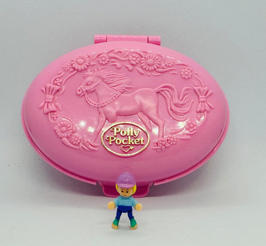 1995 Polly Pocket Palomino Pony Compact - Etsy