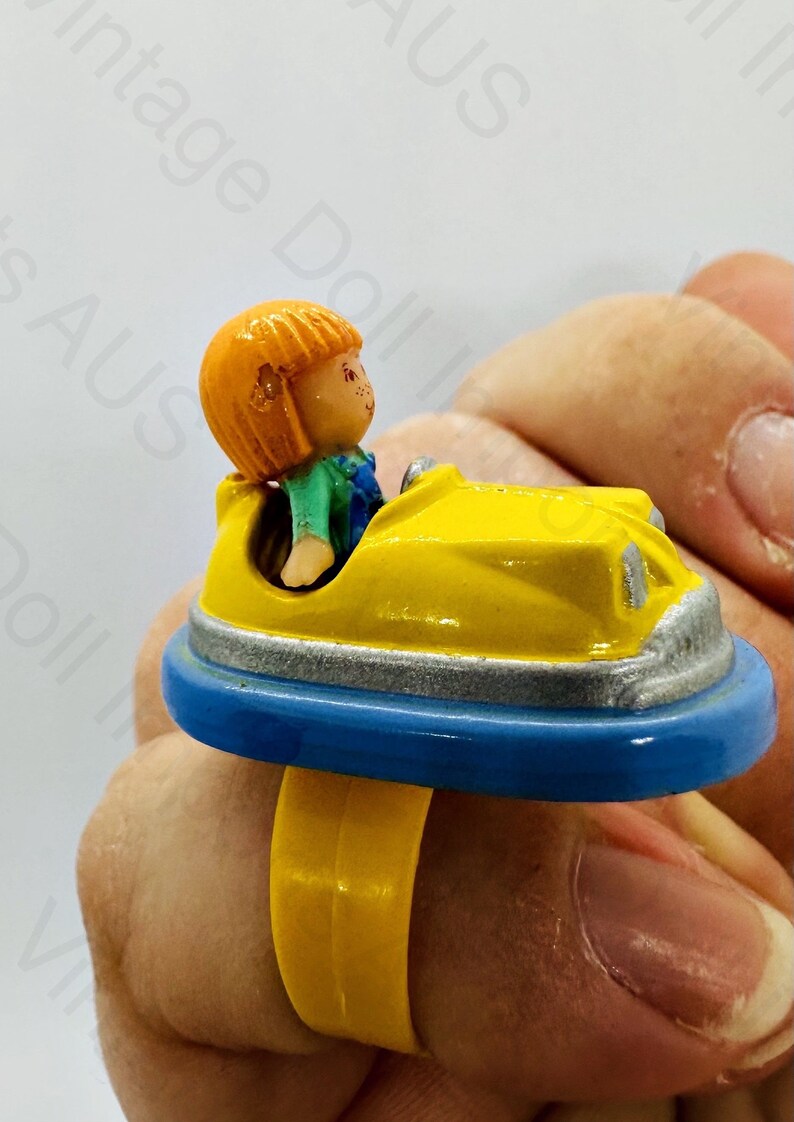 1989 Polly Pocket Midge’s Bumper Car Ring Complete - Etsy