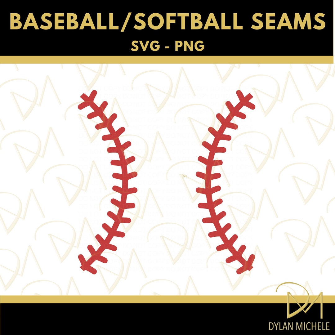 Baseball - Softball - Seams - SVG - Etsy