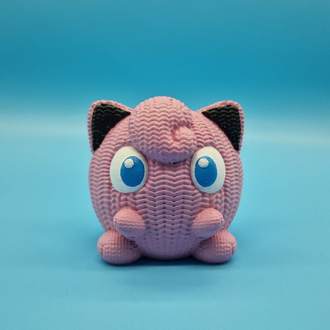 3D Printed Knitted Jigglypuff - Etsy