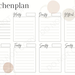 Weekly Planner to Print Undated Template | Weekly Plan With To-do List ...