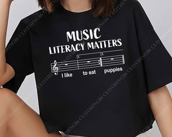 Music Literacy Matters Shirt - Etsy