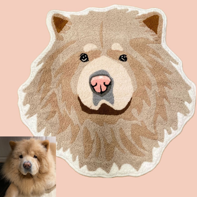 Custom Pet Portrait Rug Personalized Cartoon Pet Rug - Etsy