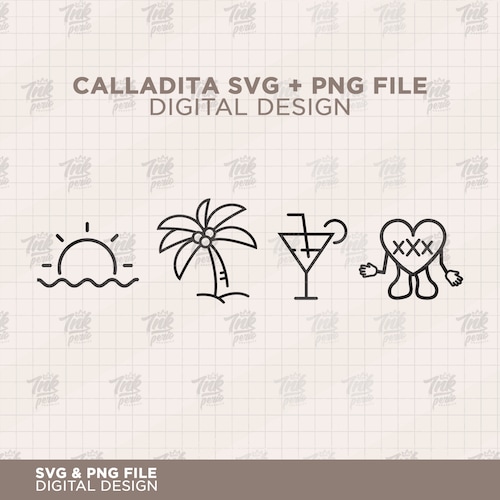 CALLAITA Svg and Png Bad Bunny Svg Digital Download - Etsy