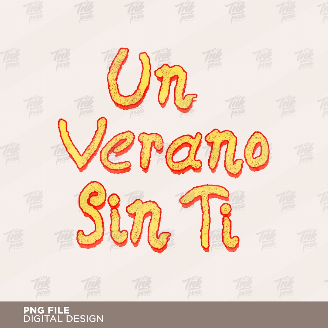 Un Verano Sin Ti Logo PNG Bad Bunny PNG Instant Digital - Etsy México
