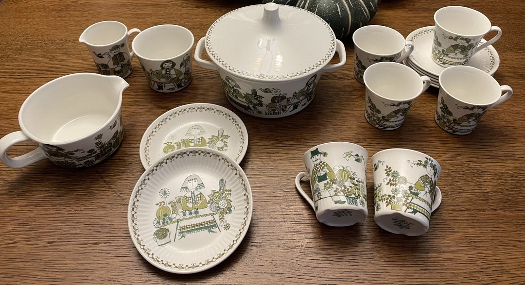 Turi | Figgjo Flint Norway | Market Pattern | Vintage Dishware ...