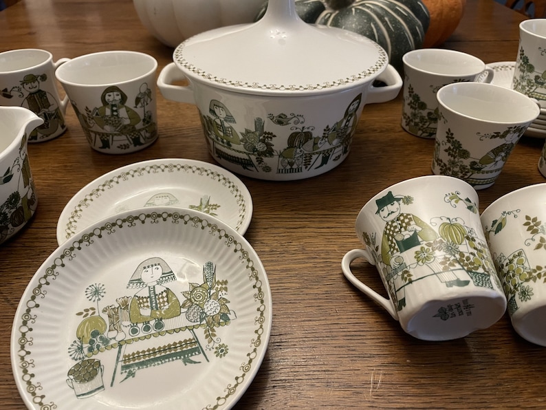 Turi | Figgjo Flint Norway | Market Pattern | Vintage Dishware ...