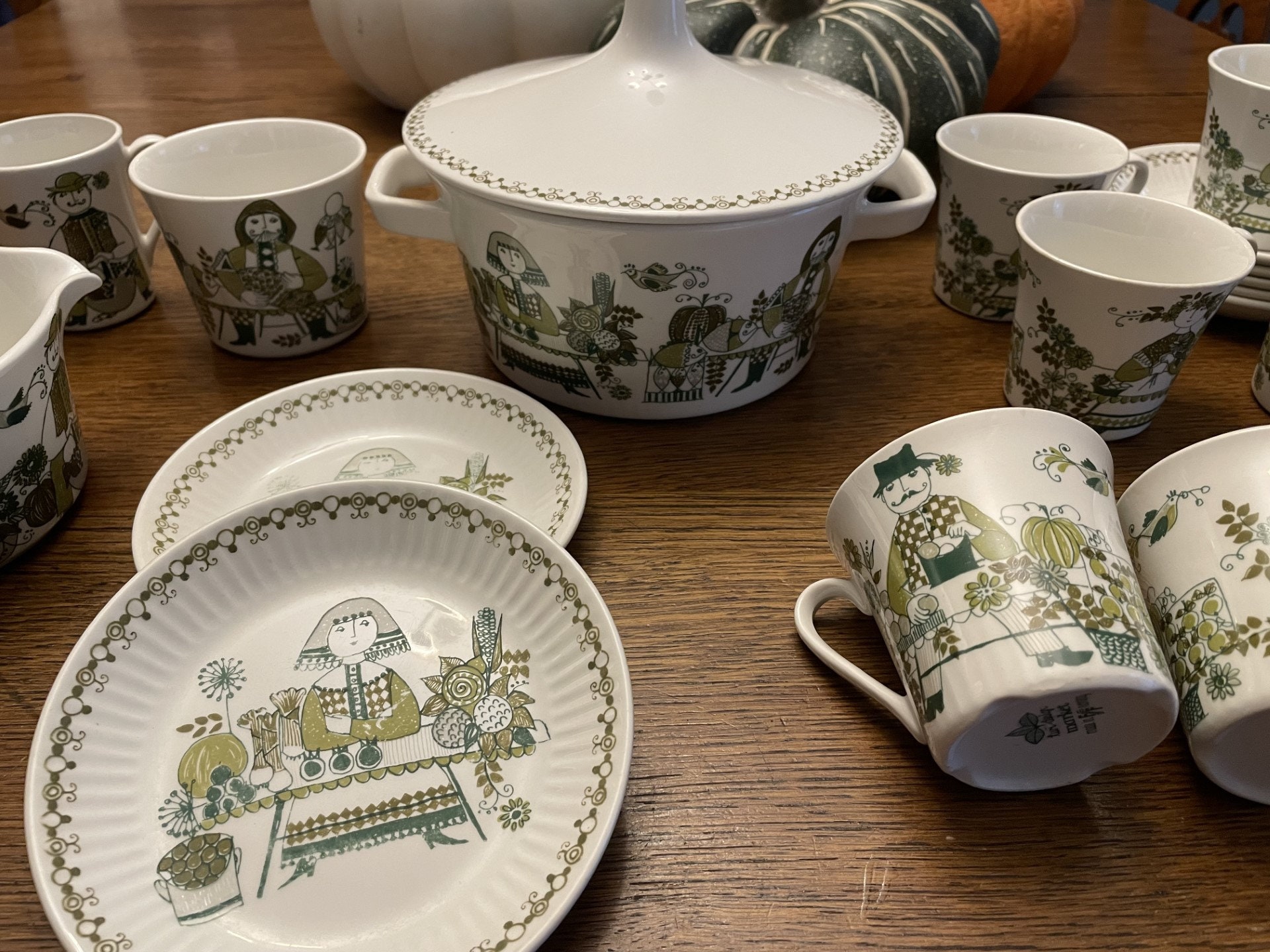 Turi | Figgjo Flint Norway | Market Pattern | Vintage Dishware ...