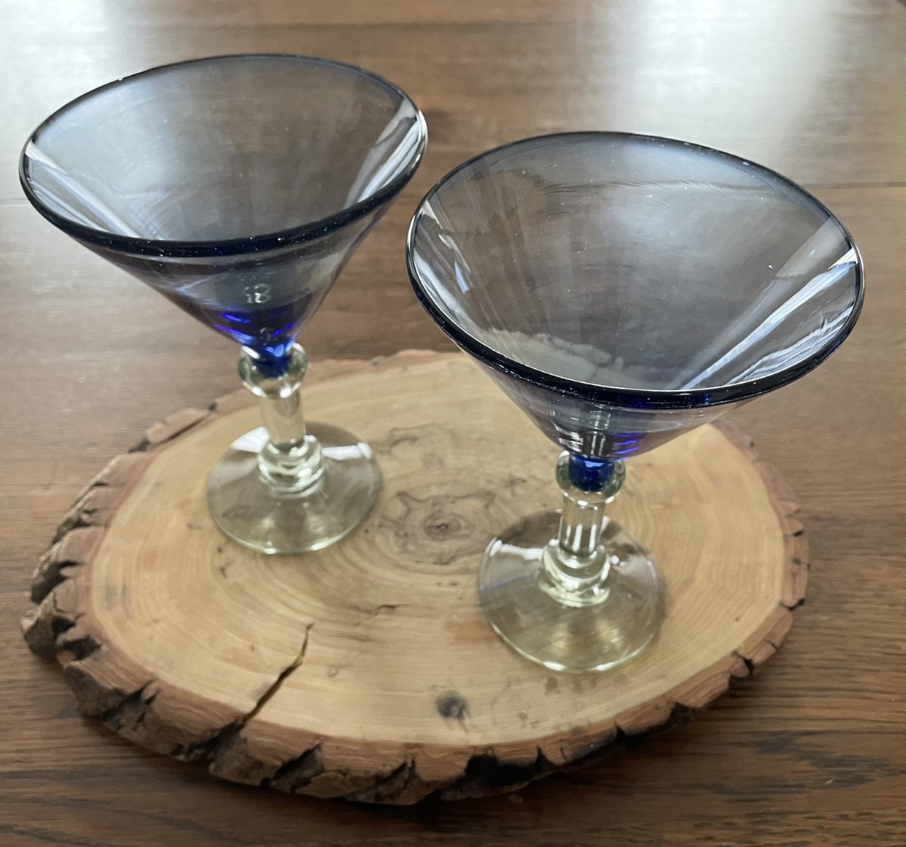 Hand Blown Mexican Glassware | Wine Glasses | Martini Glasses ...