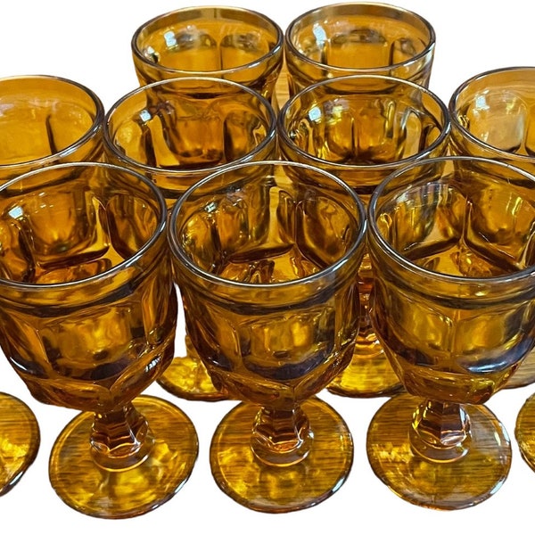 Amber Goblets - Etsy