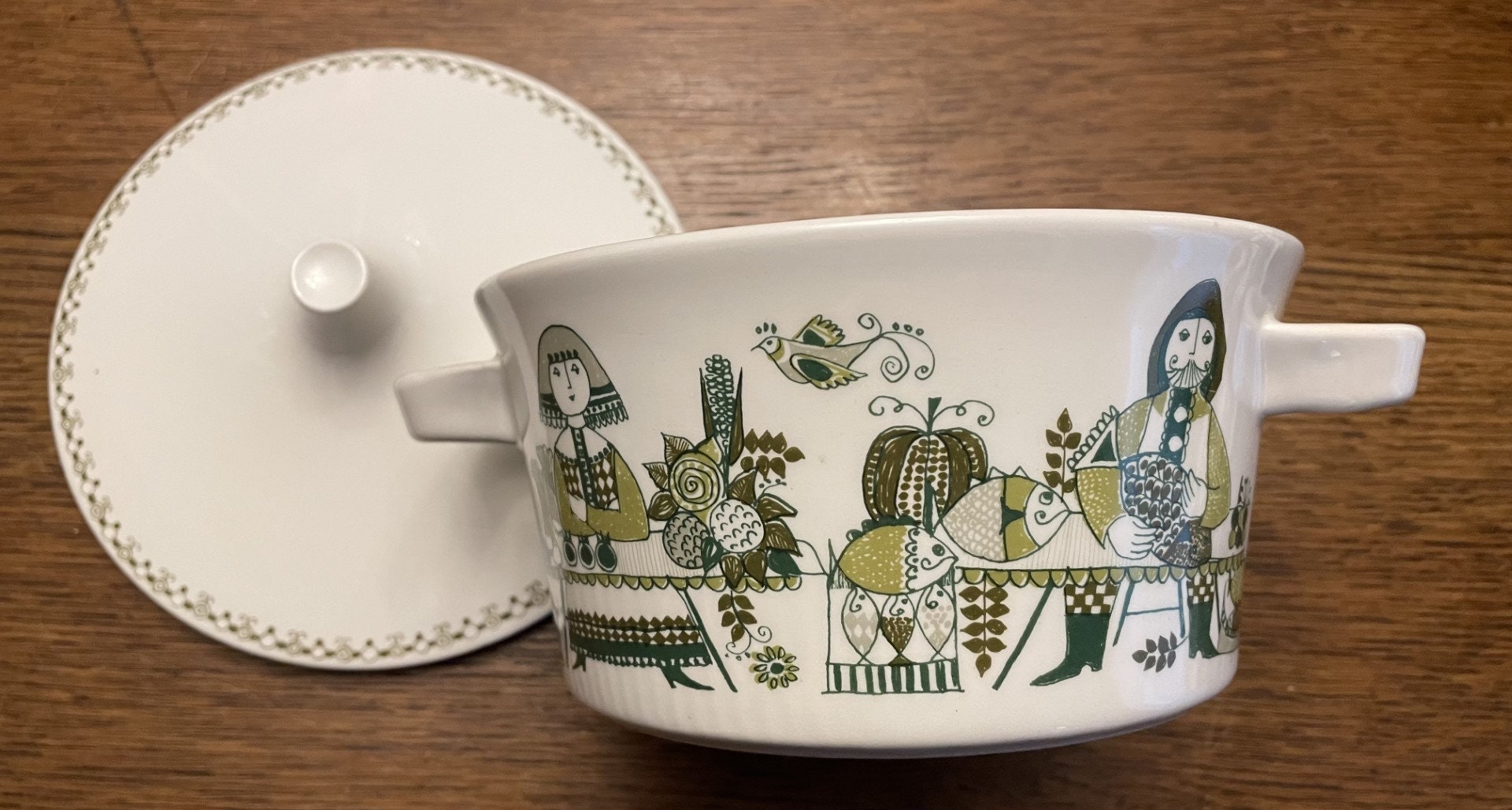 Turi Figgjo Flint Norway Market Pattern Vintage Dishware Collection ...