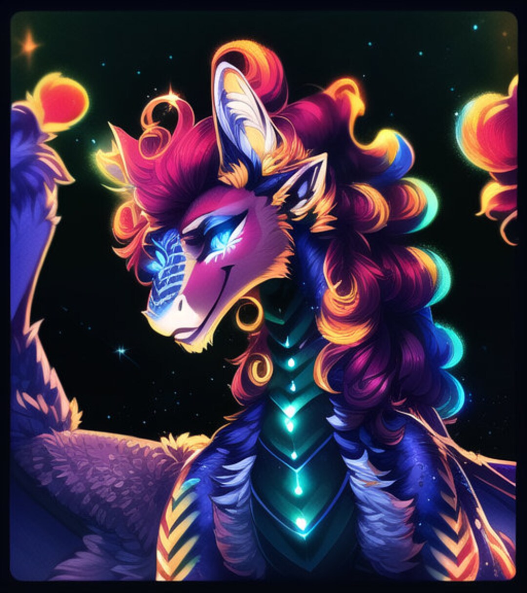 Astela Space Dragon Sticker - Etsy