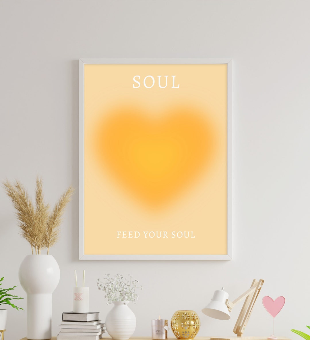 Positive Aura Posters, Spiritual Poster, Grainy Gradient, Gradient ...