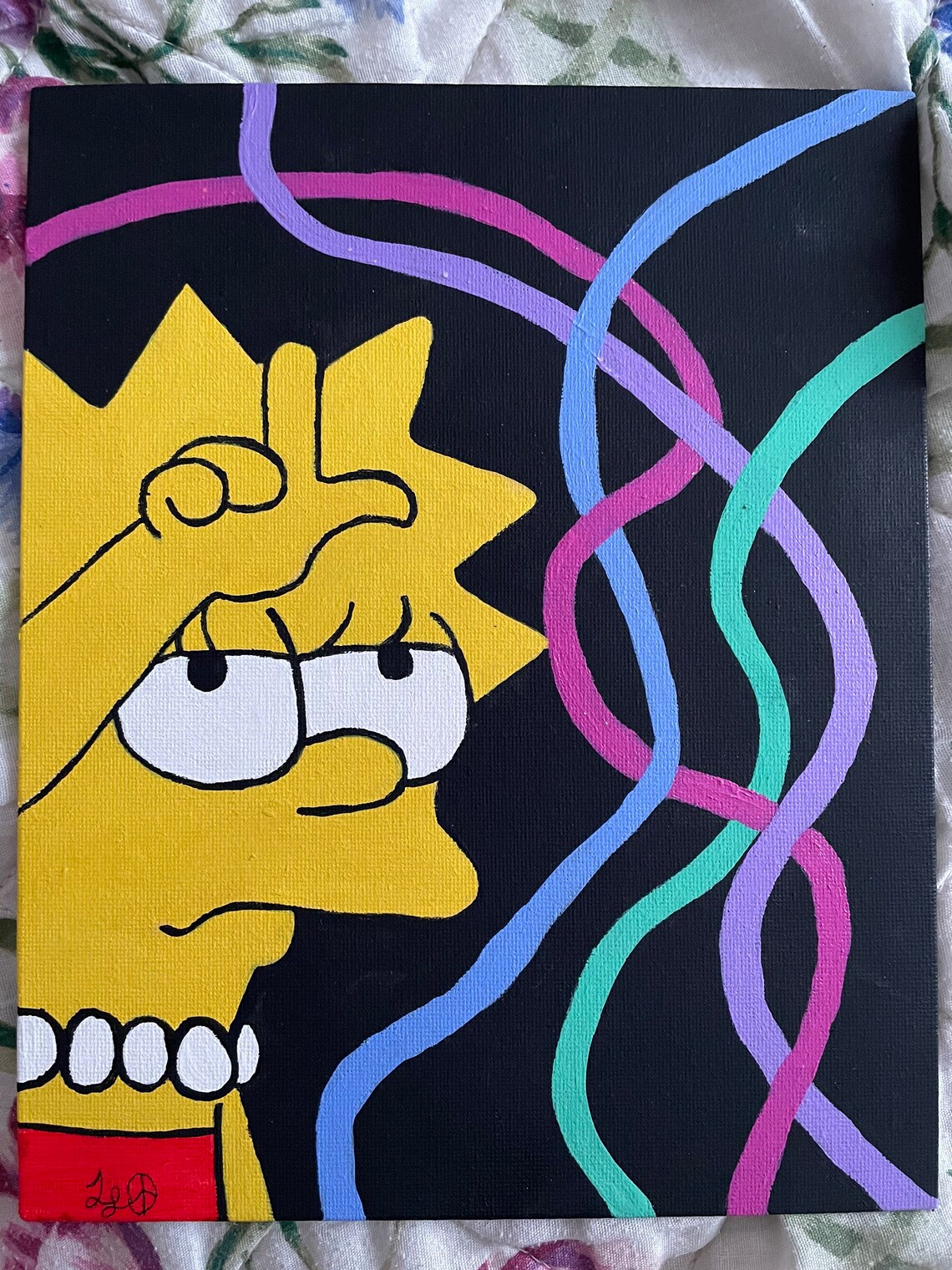 Paintings Cartoon Paintings Cartoon Art Artwork Art - Etsy