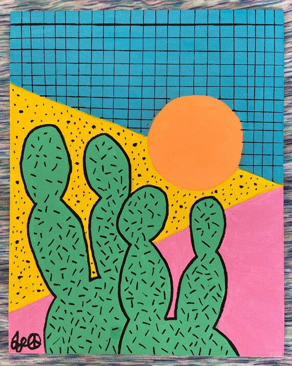 Paintings Cartoon Paintings Cartoon Art Artwork Art - Etsy