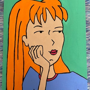 Paintings Cartoon Paintings Cartoon Art Artwork Art - Etsy