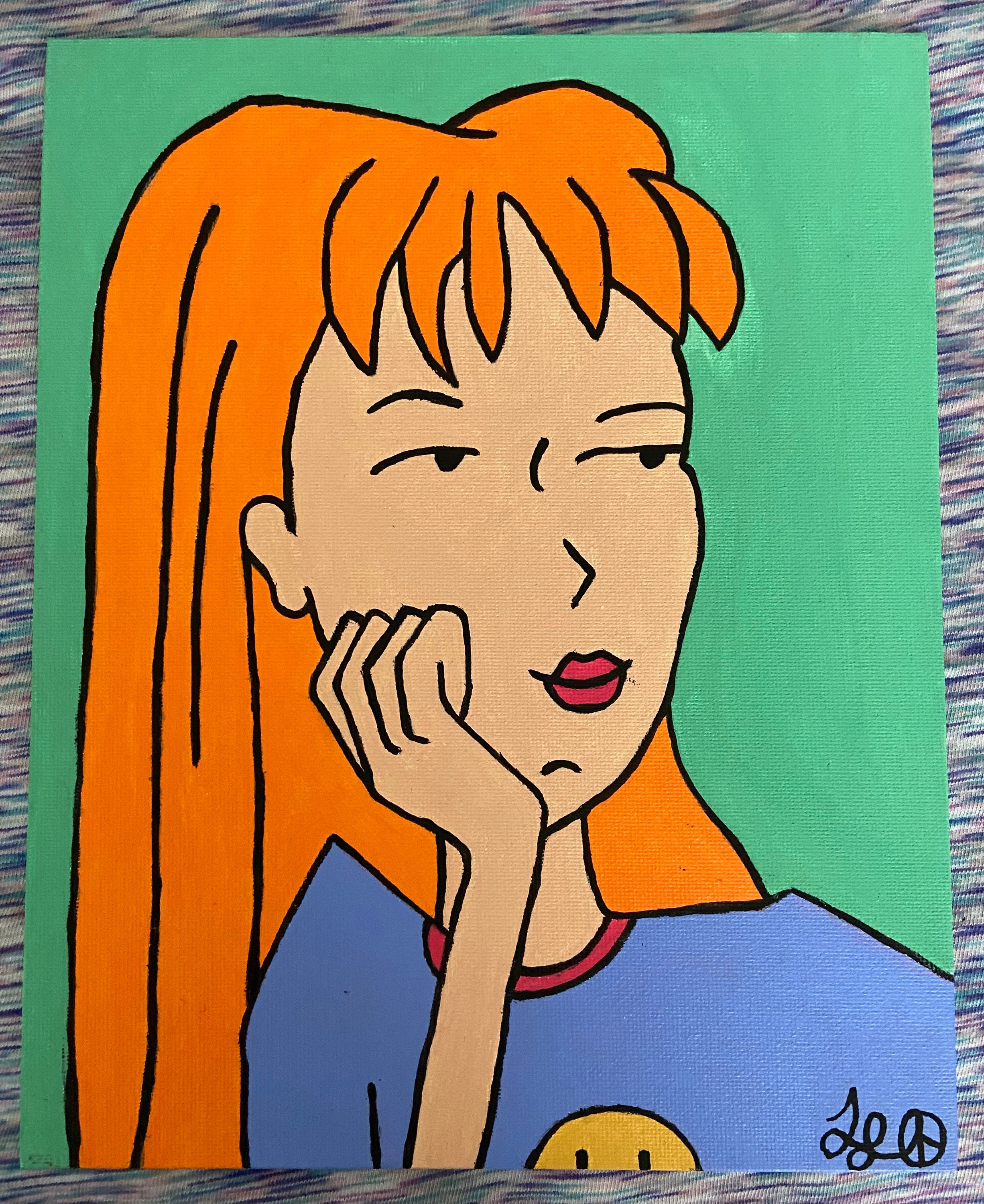Paintings Cartoon Paintings Cartoon Art Artwork 8x10in - Etsy