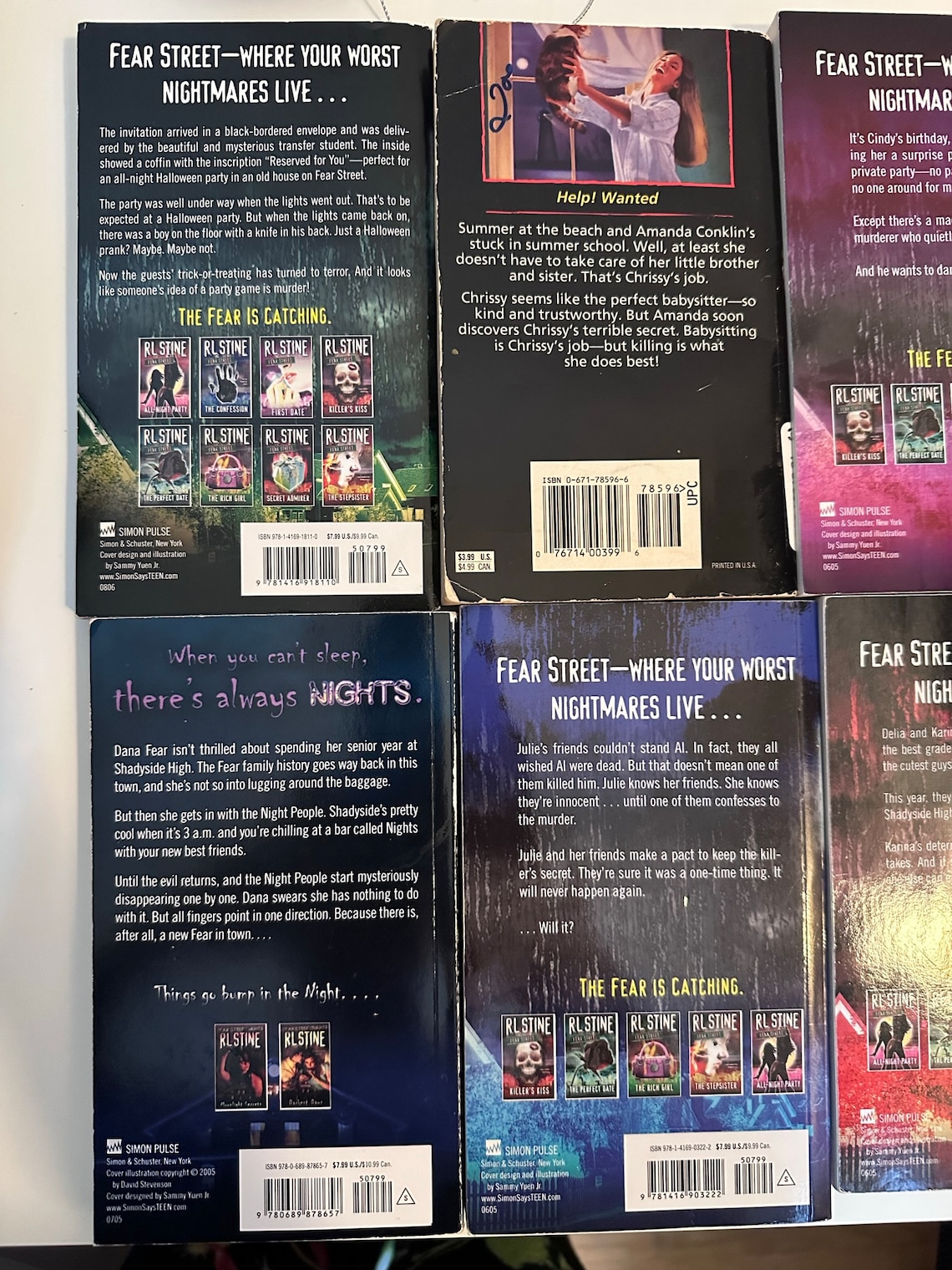 Fear Street Books R.L. Stine Vintage 1990s Books Choose - Etsy