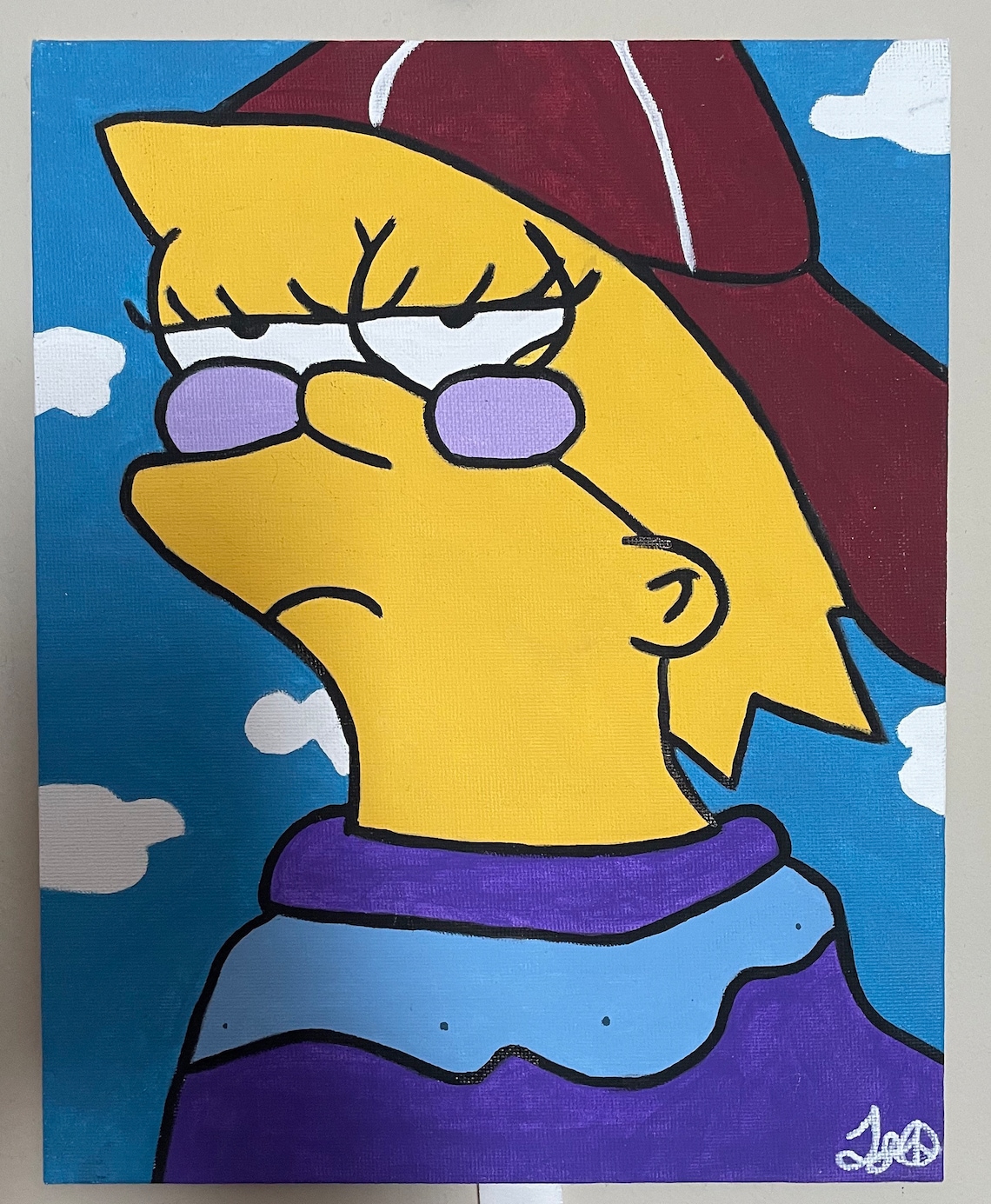 Paintings Cartoon Paintings Cartoon Art Artwork Art - Etsy