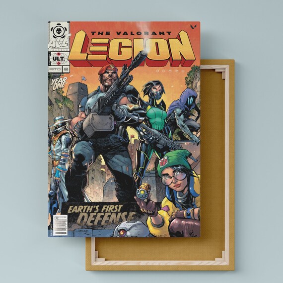 Valorant Legion Poster Valorant Comic Art Canvas Brimstone - Etsy UK