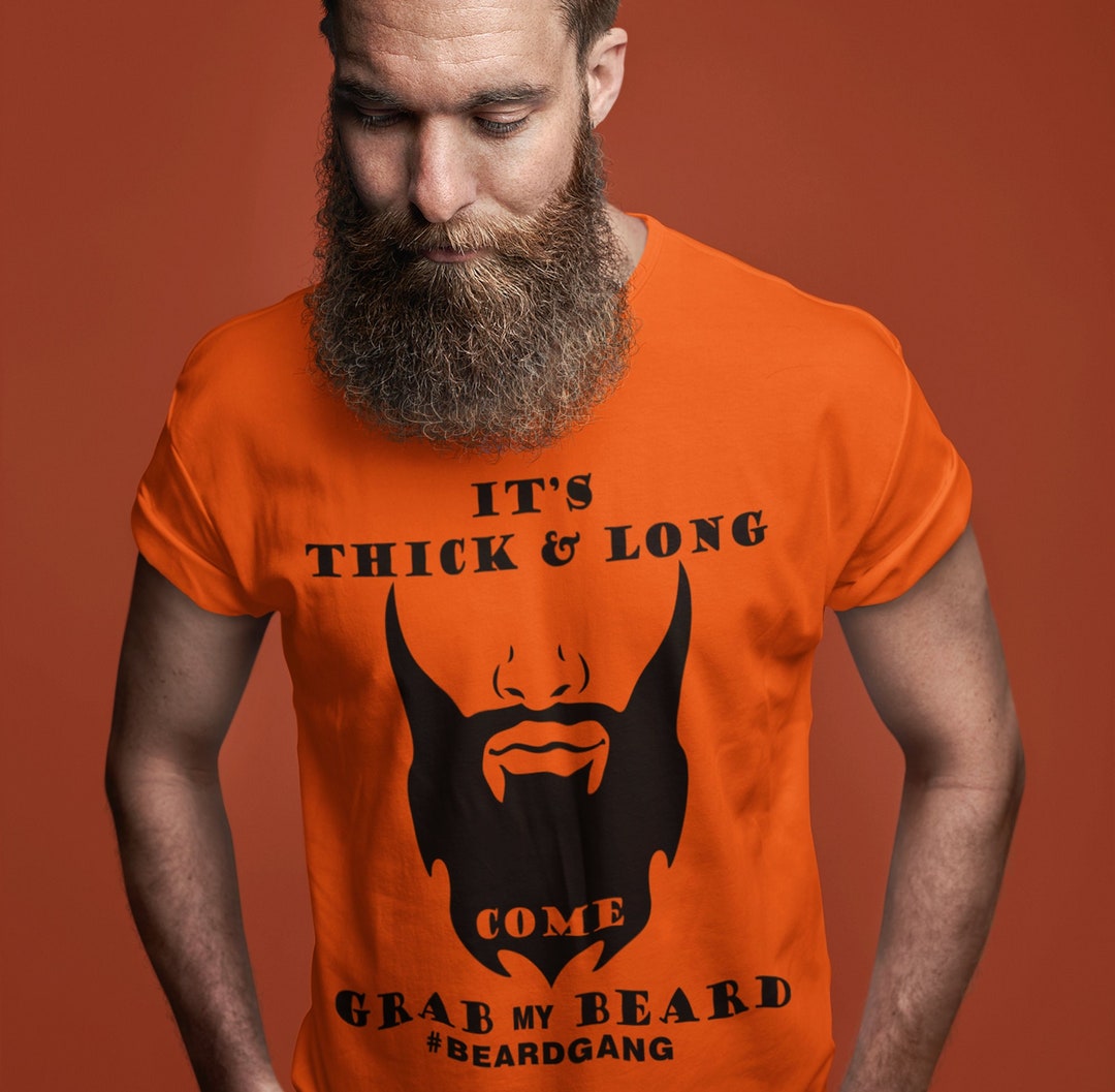 Custom Grab My Beard T-shirts Long Beard Tshirt Sexy Man - Etsy