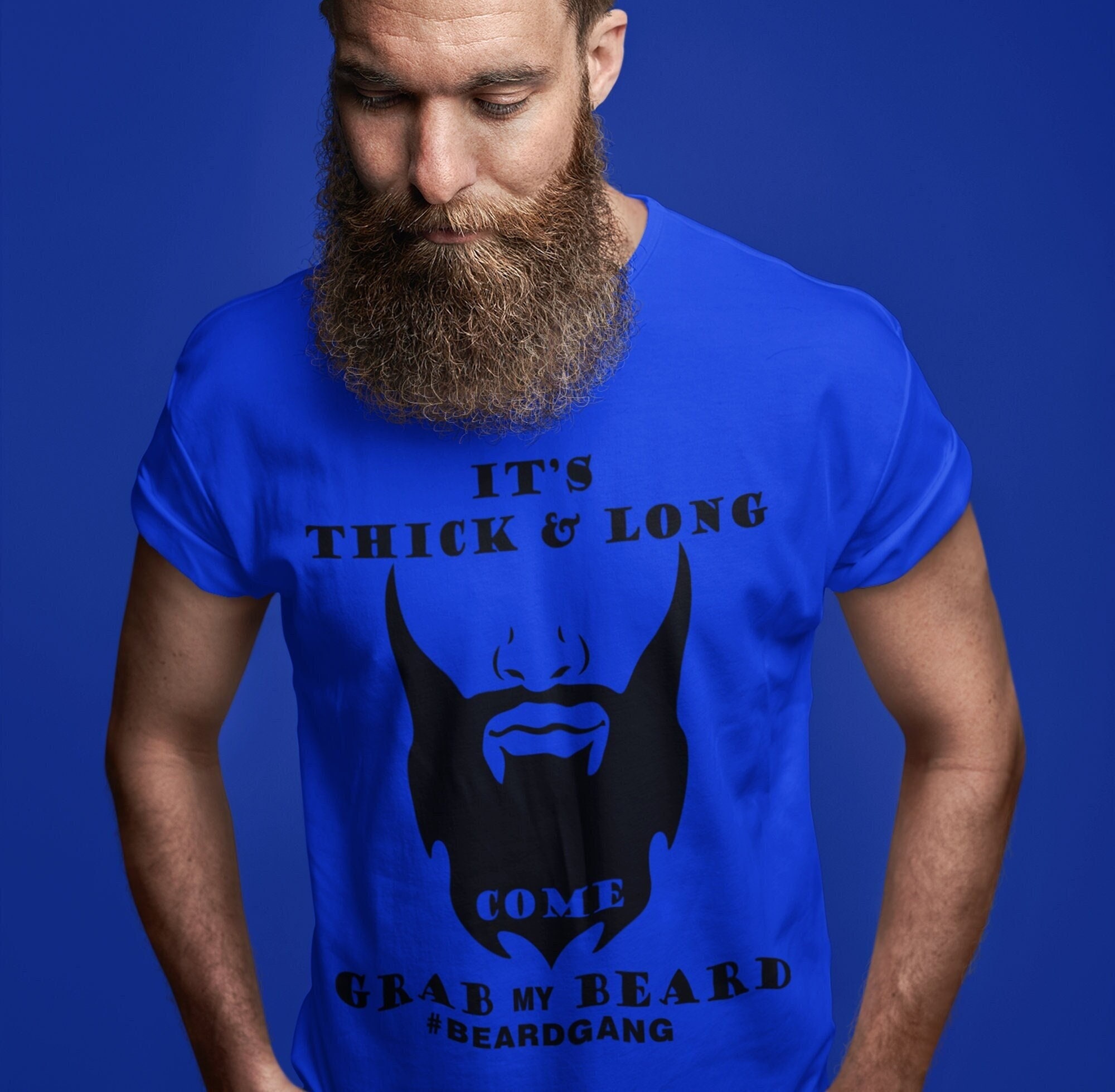 Custom Grab My Beard T-shirts Long Beard Tshirt Sexy Man - Etsy