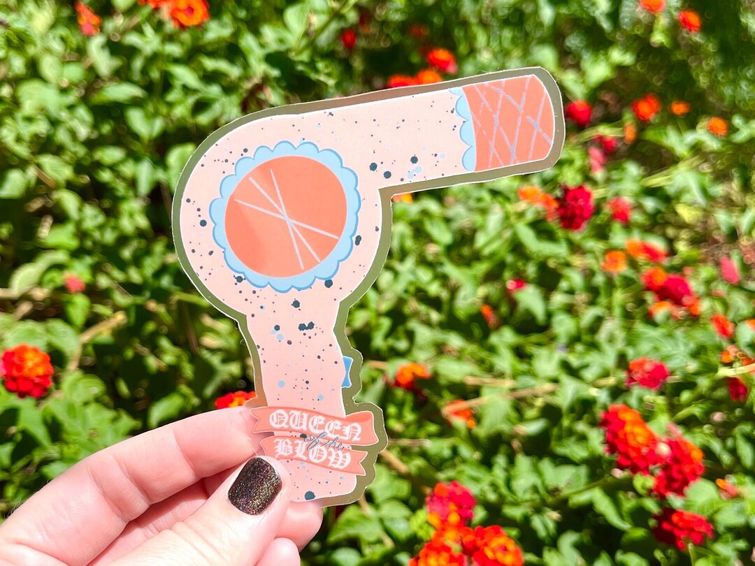 Blow Dryer Sticker, Hairstylist Sticker, Cosmetologist Sticker, Laptop ...