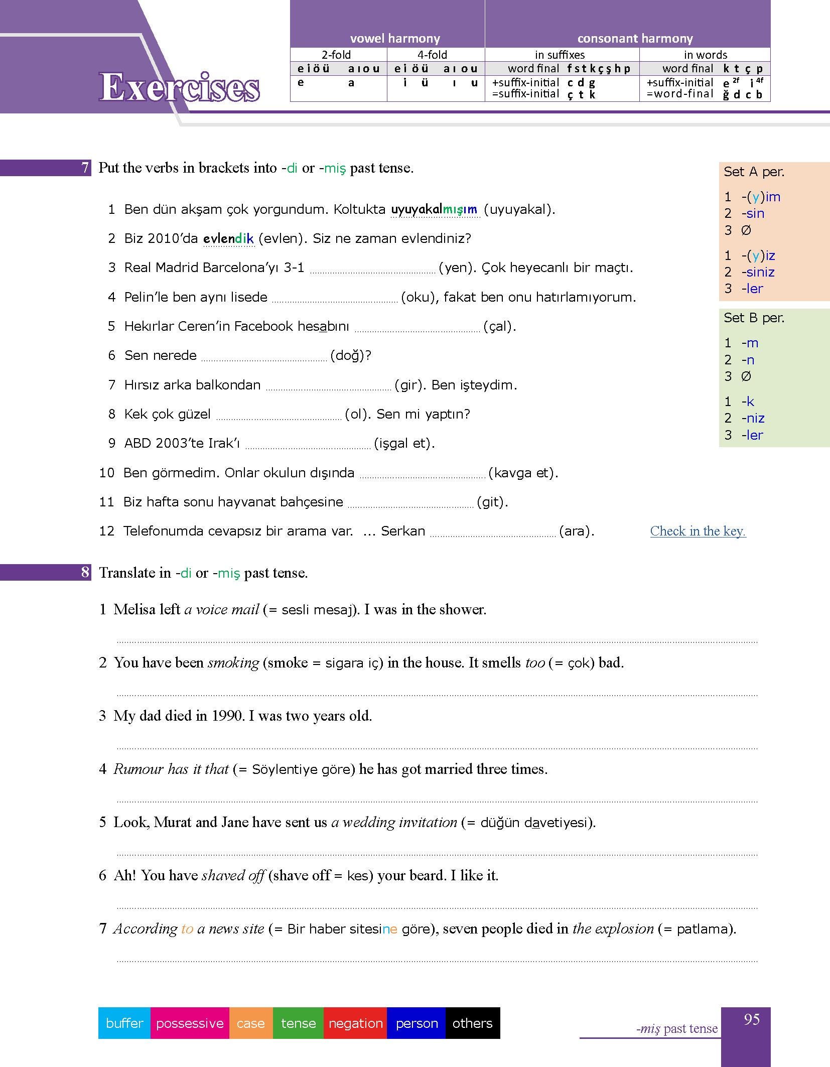 Self-study Reference and Practice Book for A1-2 Students of Turkish - Etsy