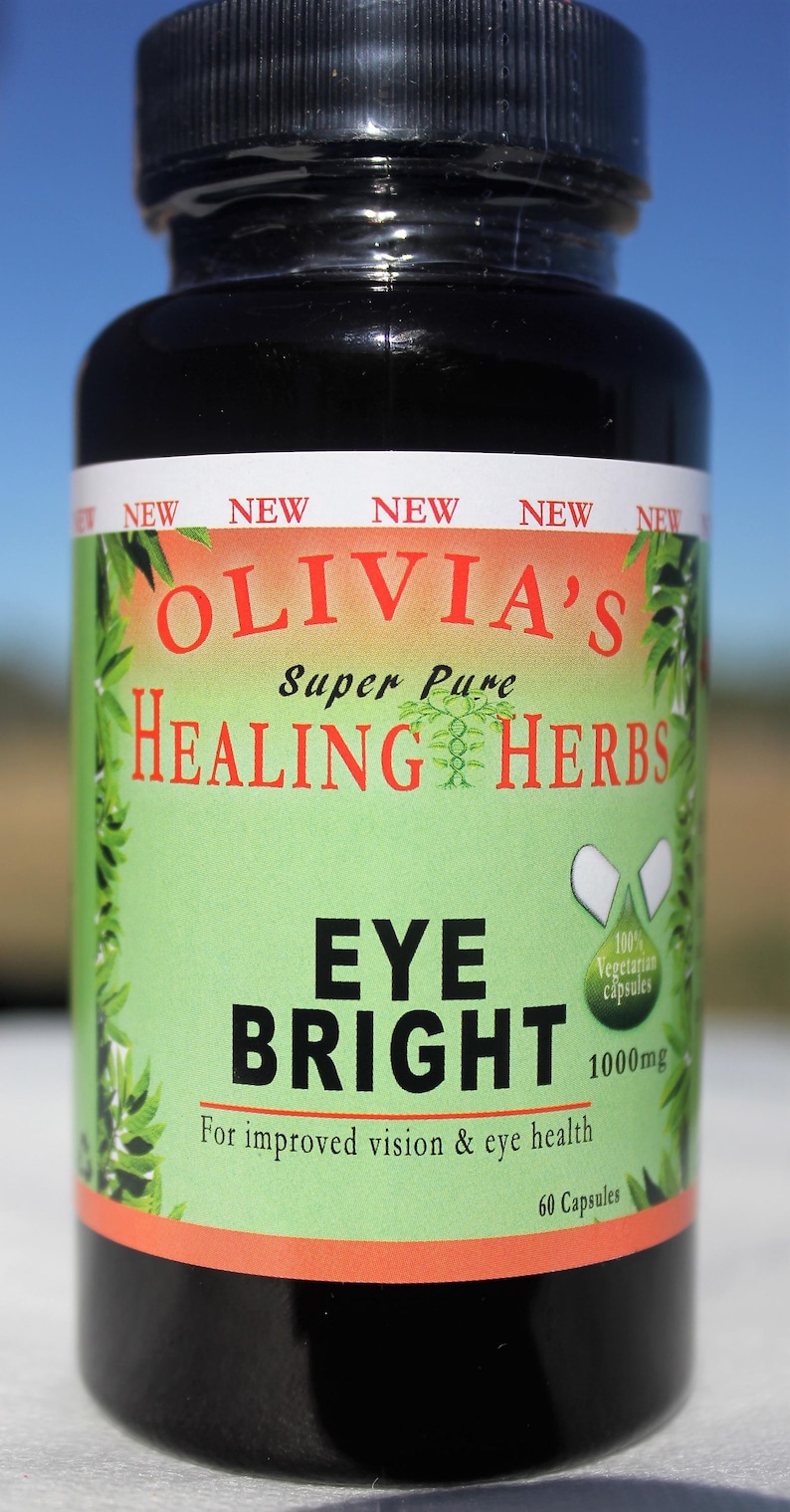 EYEBRIGHT (60ct) Herbal Formula for Eye/ Vision Support - Dr Sebi Herbs ...
