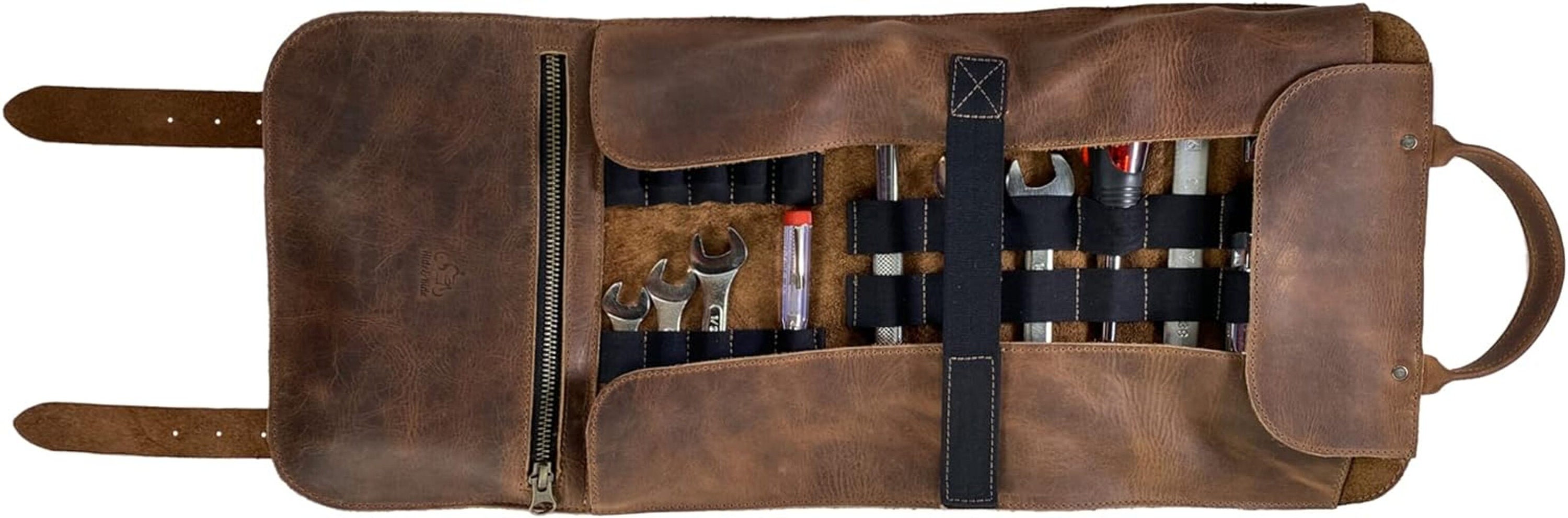 Customized Motorcycle Tool Roll Bag, Motorbike Saddlebag, Wrench ...