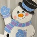 Hand Painted Waving Snowman Winter Decor Yard Porch - Etsy