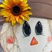 Hand Painted Scarecrow Wall/door Hanger Indoor/outdoor - Etsy