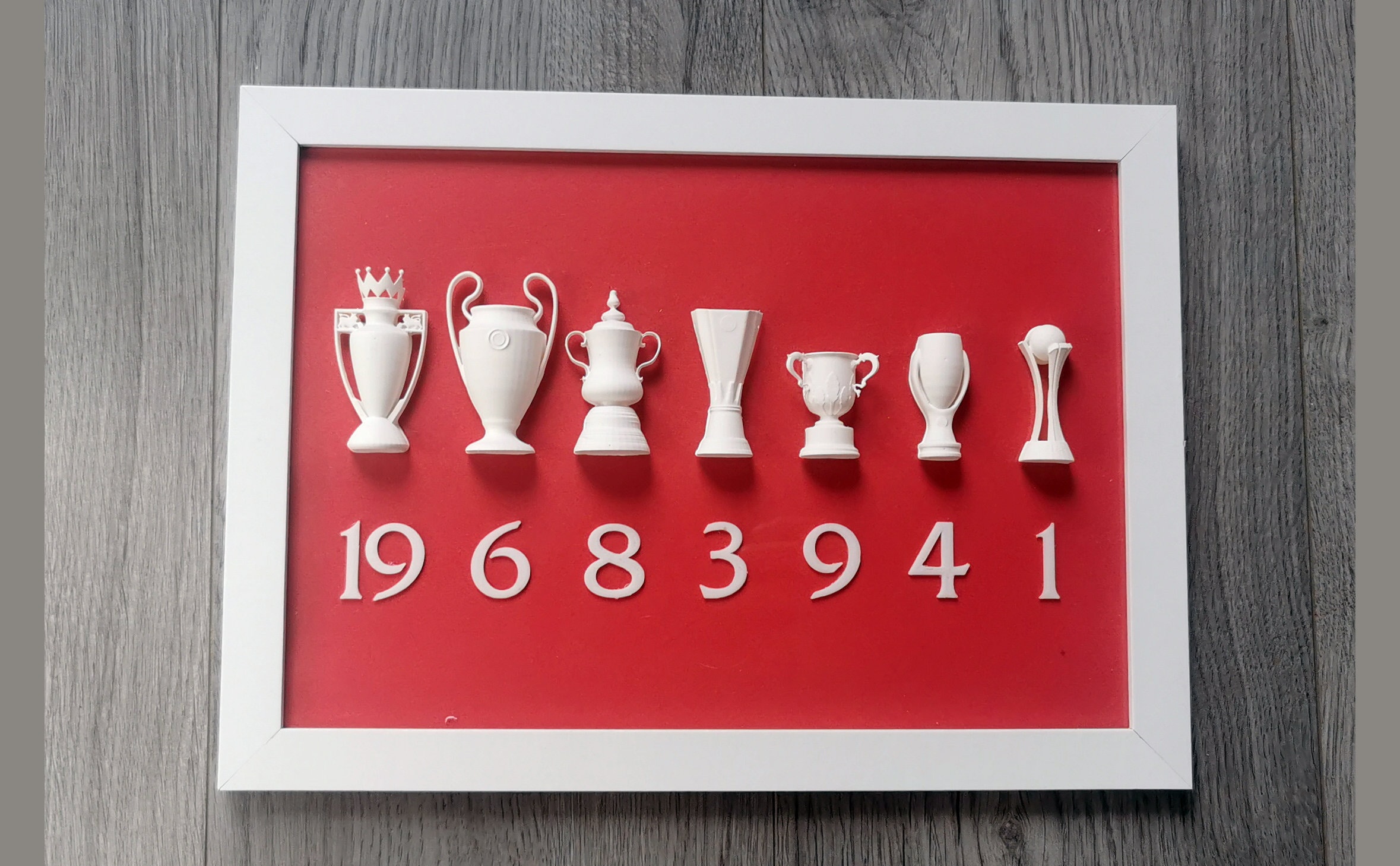 Liverpool Wall of Honours Frame - Etsy