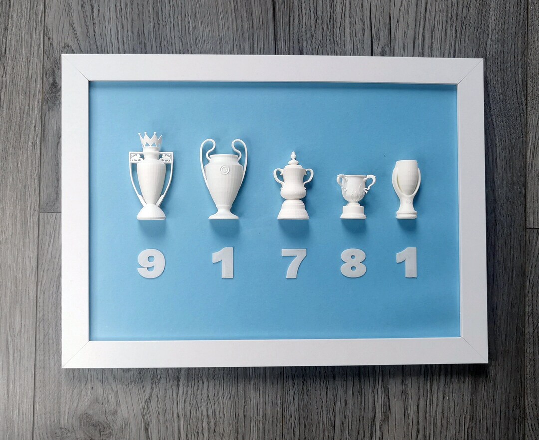 Manchester City Wall of Honours Frame - Etsy
