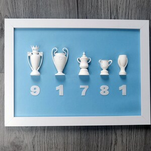 Manchester City Wall of Honours Frame - Etsy