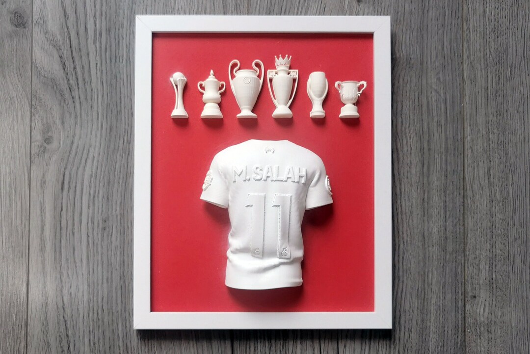 Mohamed Salah - LEGACY 3D Frame - Liverpool FC - Etsy