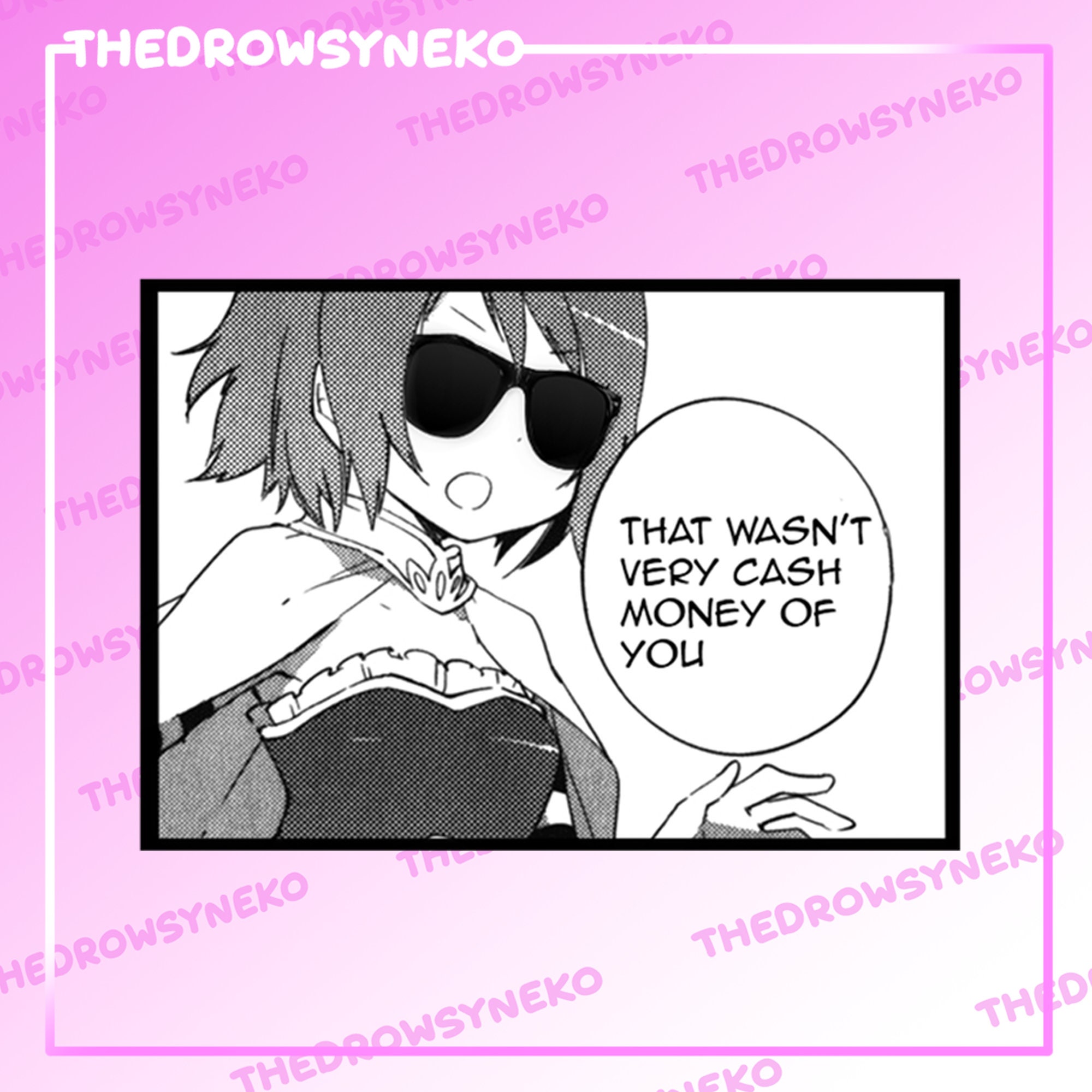 Manga Panel Meme Sticker - Etsy