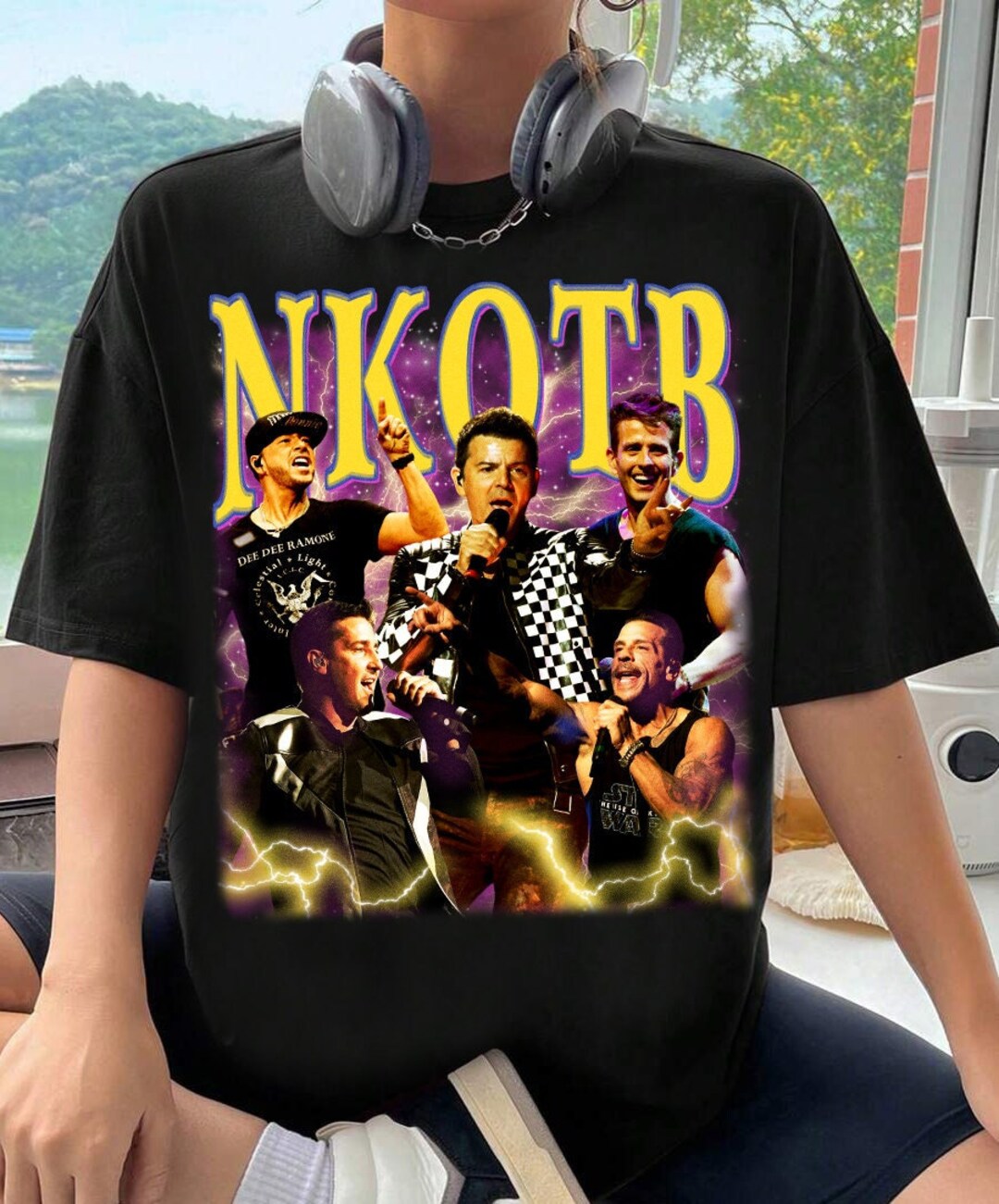 Vintage NKOTB T Shirt Sweatshirt Hoodie, New Kids on the Block Shirt ...