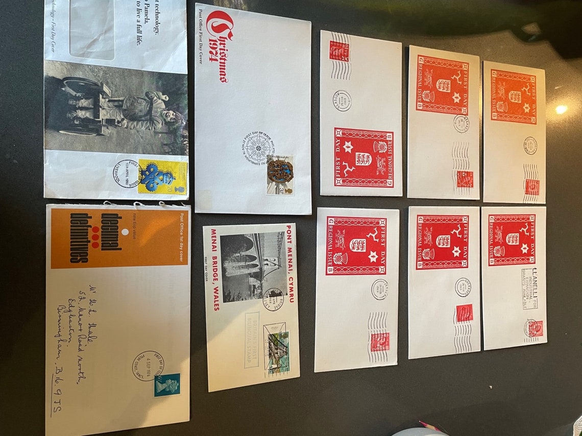 Assorted Single Stamp First Day Covers - Etsy UK