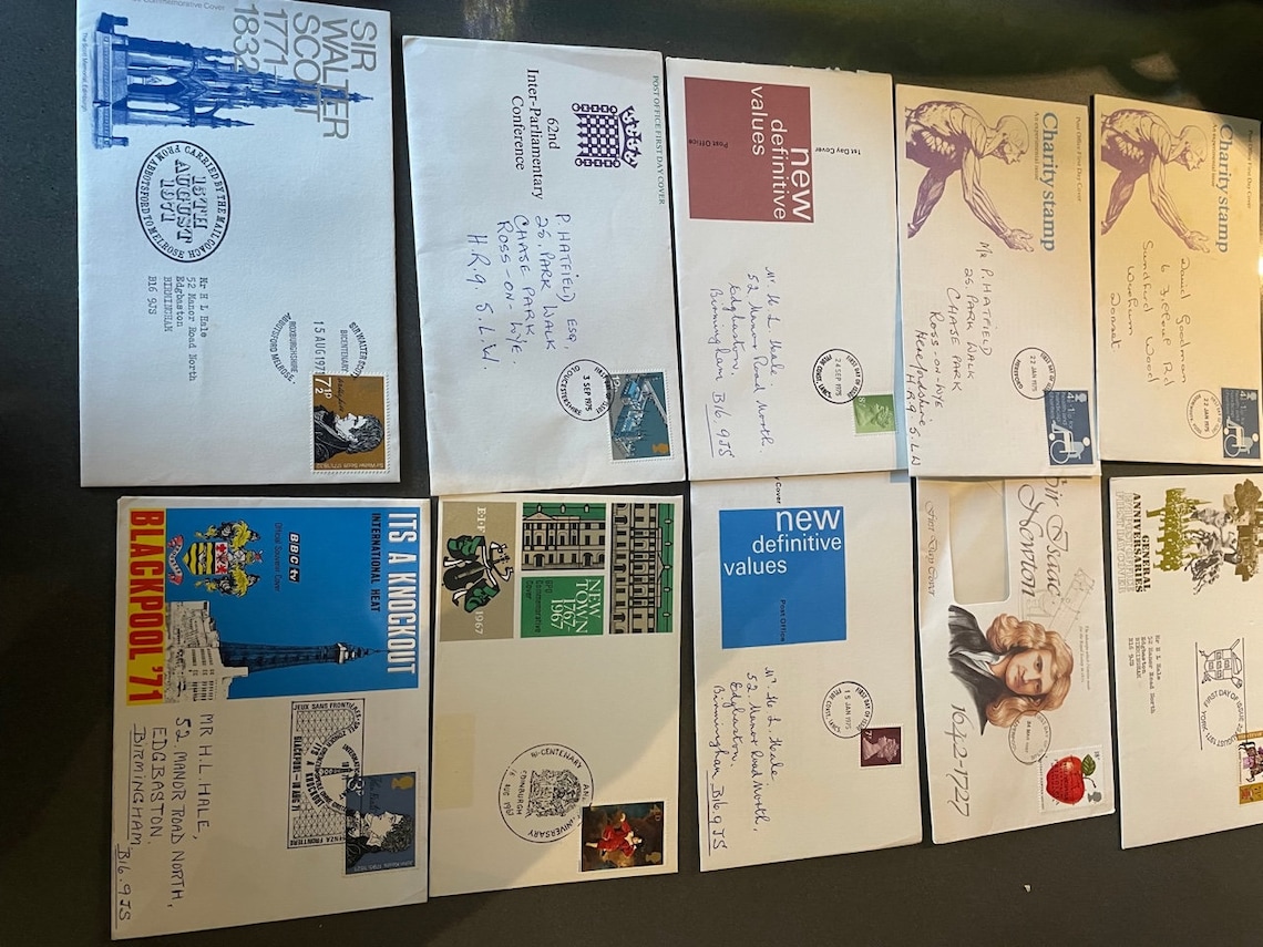 Assorted Single Stamp First Day Covers - Etsy UK