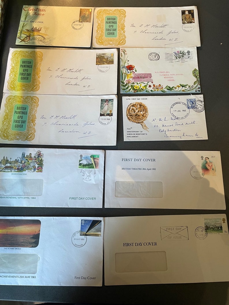 Assorted Single Stamp First Day Covers - Etsy UK