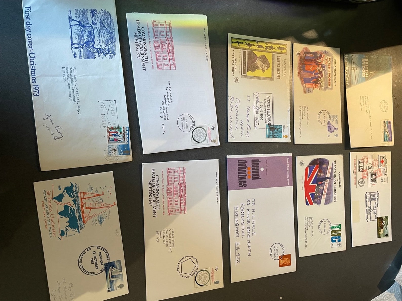 Assorted Single Stamp First Day Covers - Etsy UK