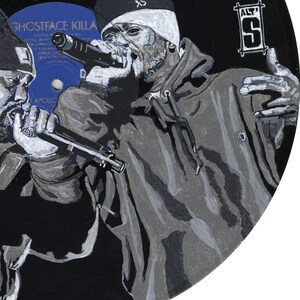 GHOSTFACE KILLAH Feat RAEKWON painted 33 Rpm Vinyl Record - Etsy Canada