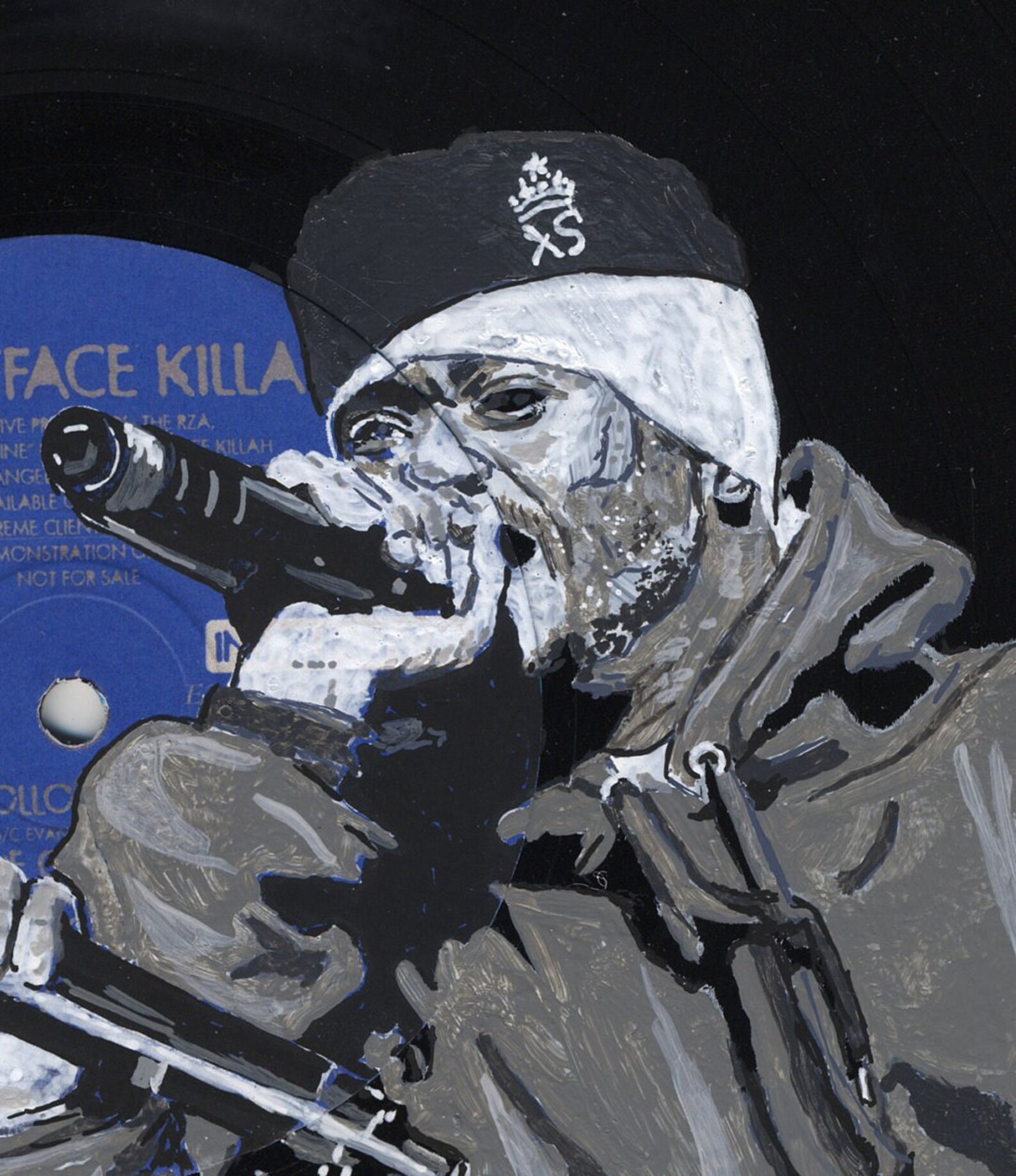 GHOSTFACE KILLAH Feat RAEKWON painted 33 Rpm Vinyl Record - Etsy Canada