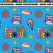 Summer Vibes Seamless Repeat Pattern | Fabric Printing | Funky Retro ...