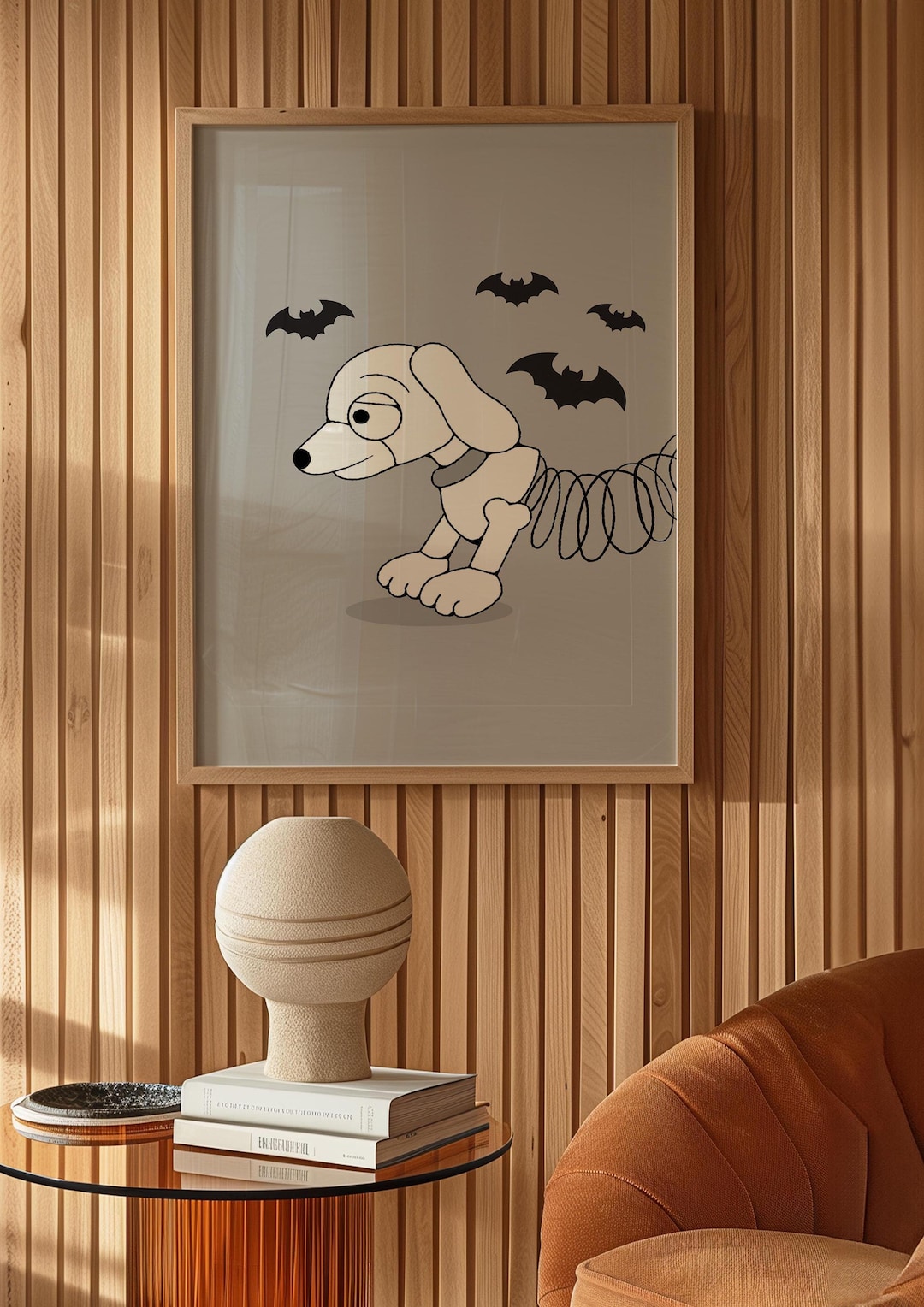 Dachshund Skeleton Digital Print | Cute Halloweenie Dog Posters ...