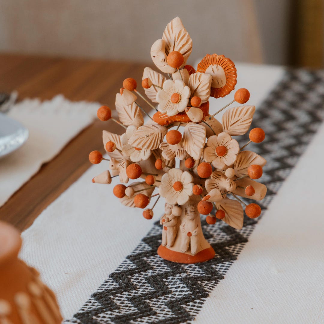 Tree of Life Natural Clay/ Mexican Tree of Life/ Oaxacan Pottery ...