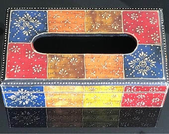 Indian Tissue Box - Etsy